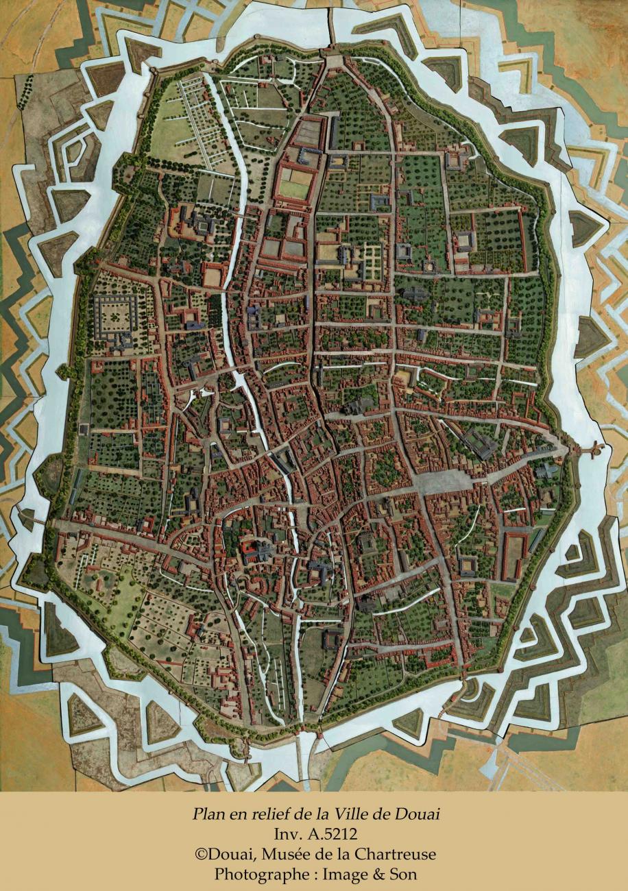 Plan en relief de Douai | Musée de la Chartreuse de Douai